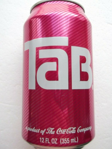 TAB 2008 USA Coca-Cola Product discontinued empty can top opened 355ml ...