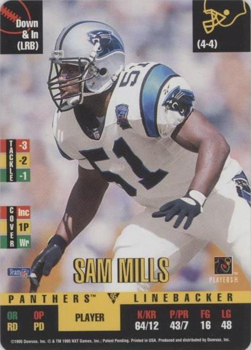 1995 Donruss Red Zone - Sam Mills for sale online | eBay