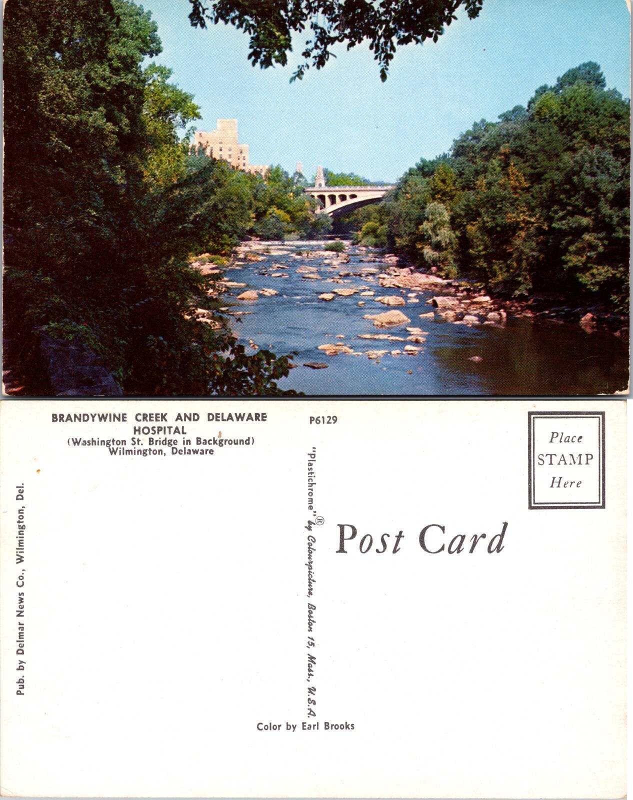 Brandywine Creek And Washington Street Bridge Wilmington Delaware DE ...