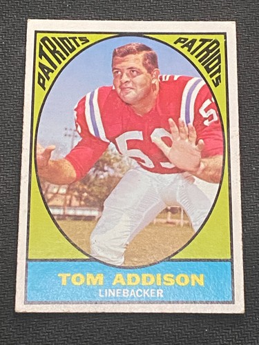 1967 Topps #5 TOM ADDISON NRMT - PATRIOTS | eBay