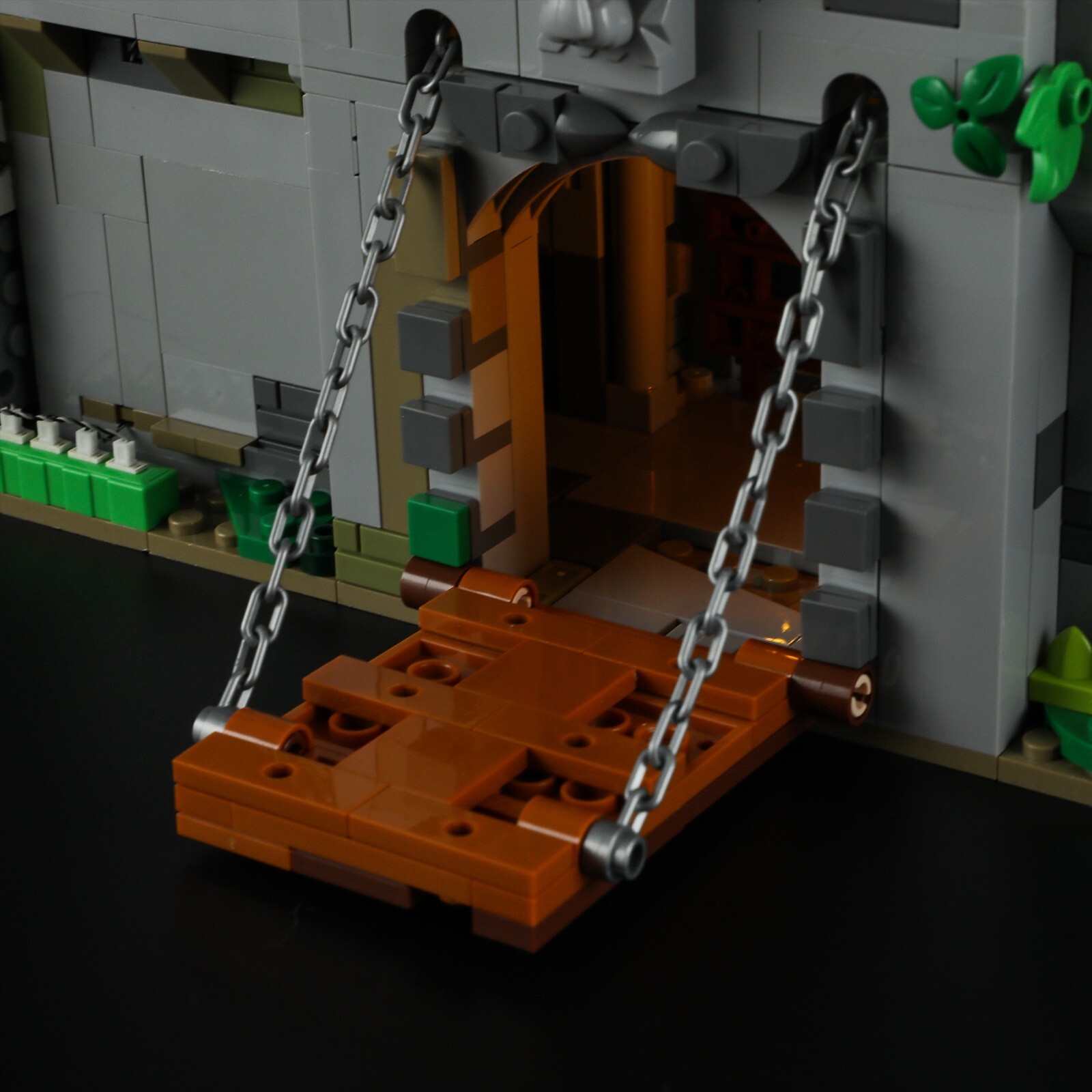 FUNWHOLE® F9027 Medieval Watchtower Building Blocks with Lights 1625 ...