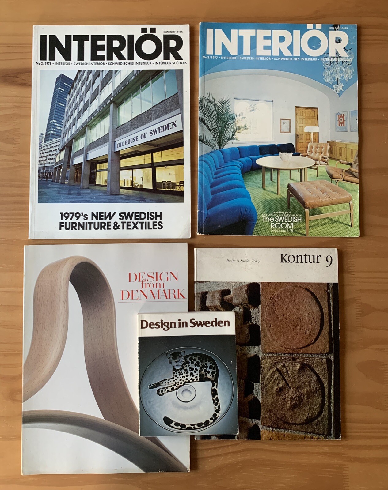 Scandinavian design and architecture magazines lot of 5 very ...