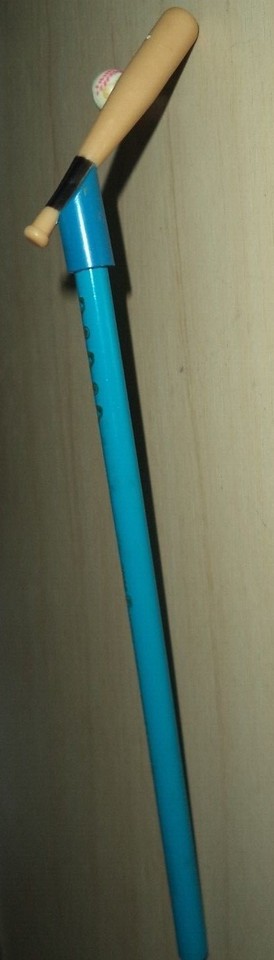 Sanrio 1988 Baseball Gold Lettered Caps and Balls Baseball bat Topper ...