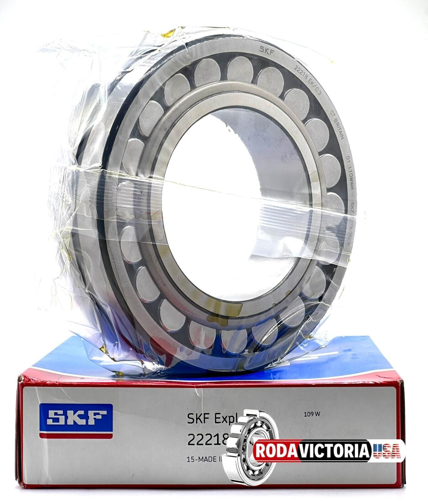 SKF 22218 EKC3 SPHERICAL ROLLER BEARING 90x160x40mm | eBay
