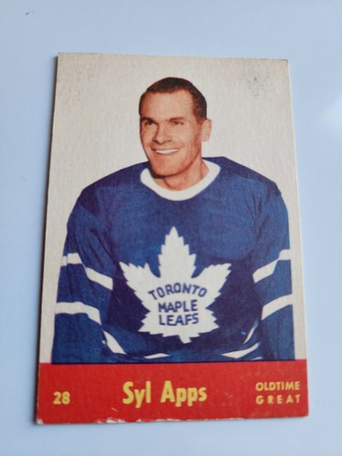 1955-56 Parkhurst SYL APPS # 28 MAPLE LEAFS | eBay