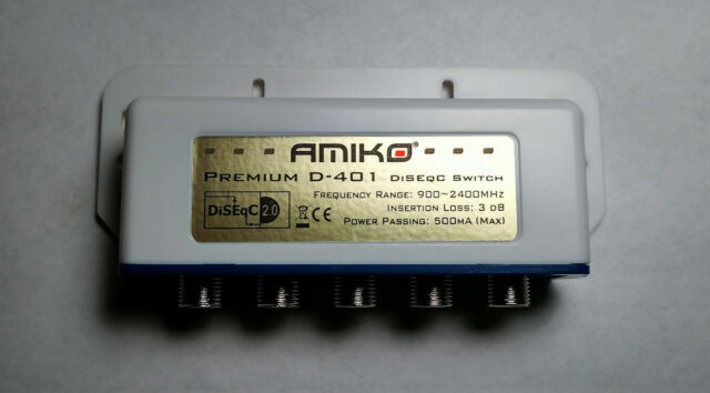 Amiko 4x1 DiSEqC Switch FTA Satellite for sale online | eBay