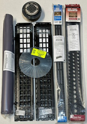 Standard Shower Kit with Pan Liner (6' x 5'), and ROUND DRAIN | eBay