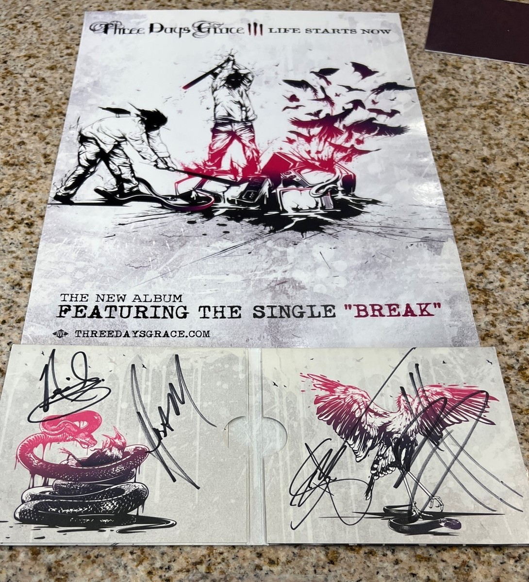 Three Days Grace Life Starts Now Drawing