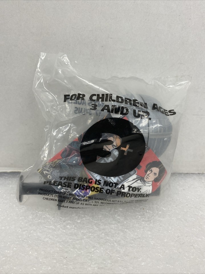 Vintage 1996 Star Wars Spinning / Exploding Death Star toy- Taco Bell ...