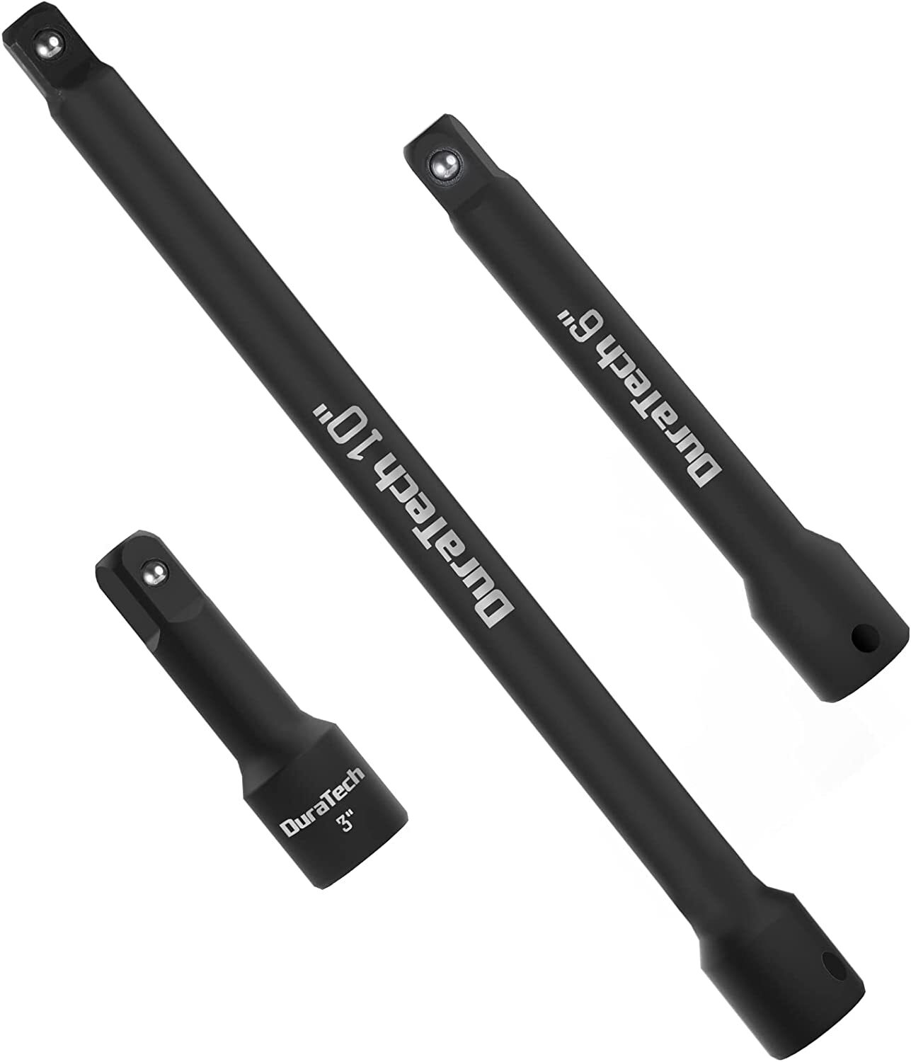 DURATECH 1/2" Drive Impact Extension Bar Set 3PC 3''6''& 10''Length ...