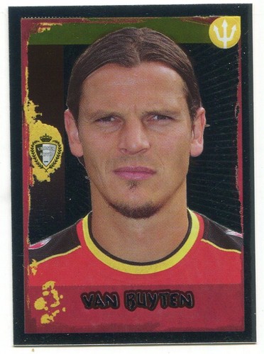 Panini Soccer Sticker Belgian Red Devils Daniel Van Buyten Silver ...