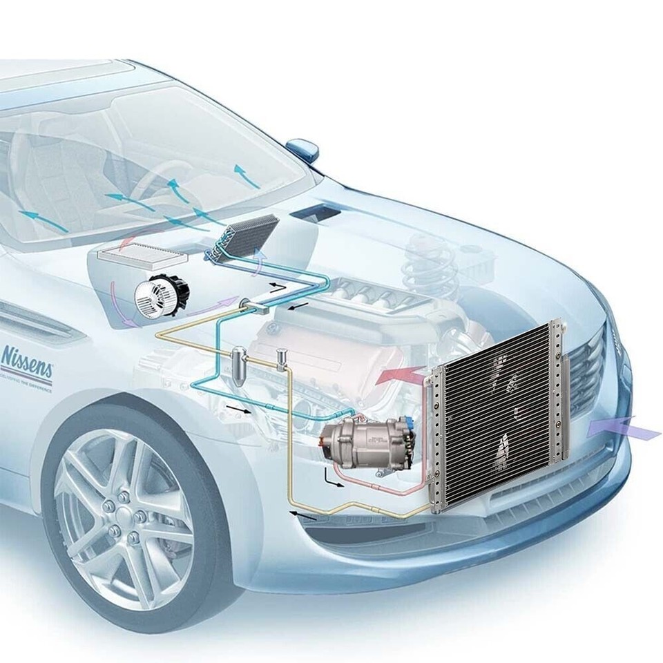 12V Electric w/Cool&Heat Universal Underdash Air Conditioner DC Auto ...