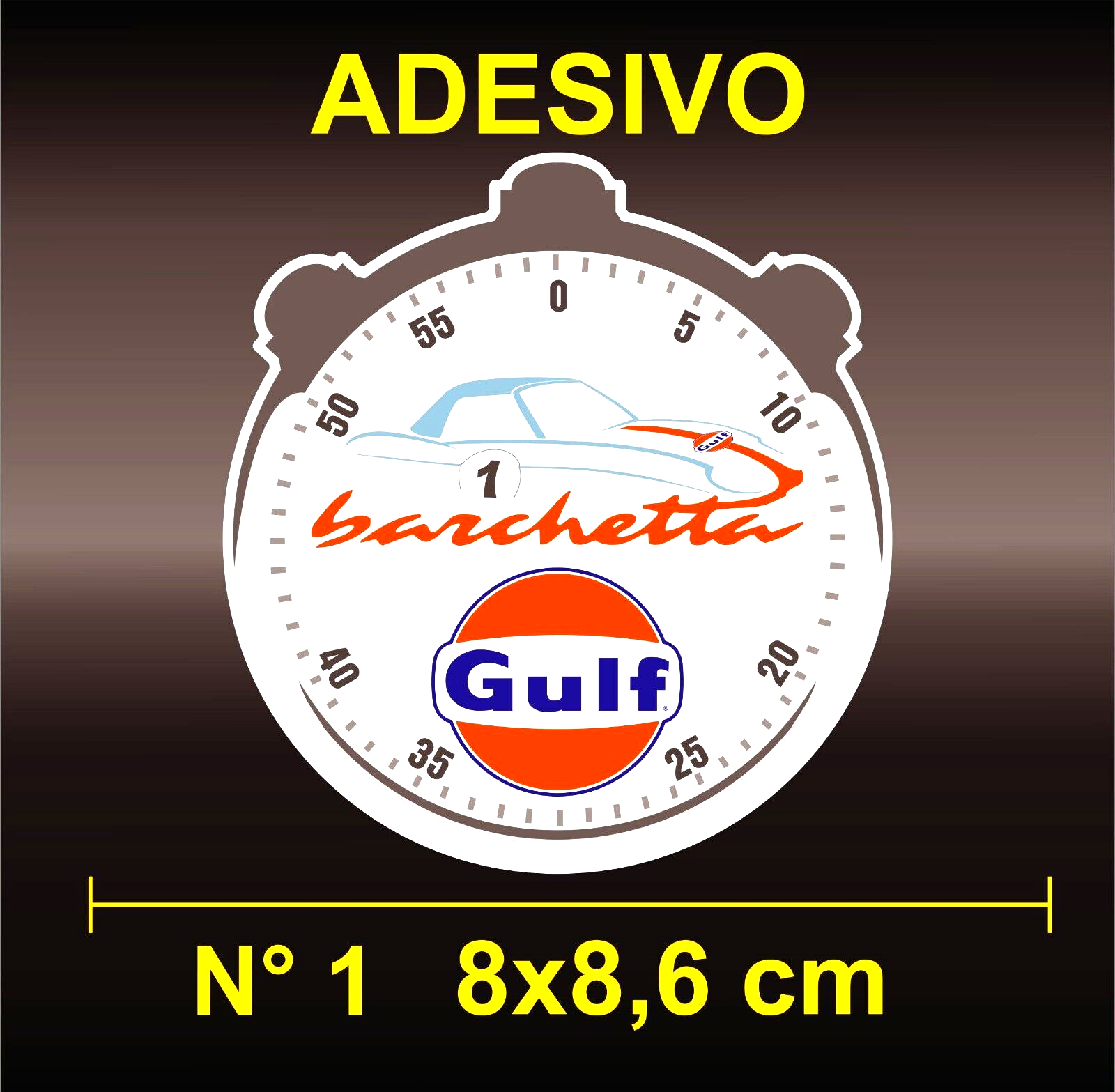 Adesivi Sticker GULF | FERRARI LE MANS FORD GT40 MCLAREN PORSCHE TARGA ...