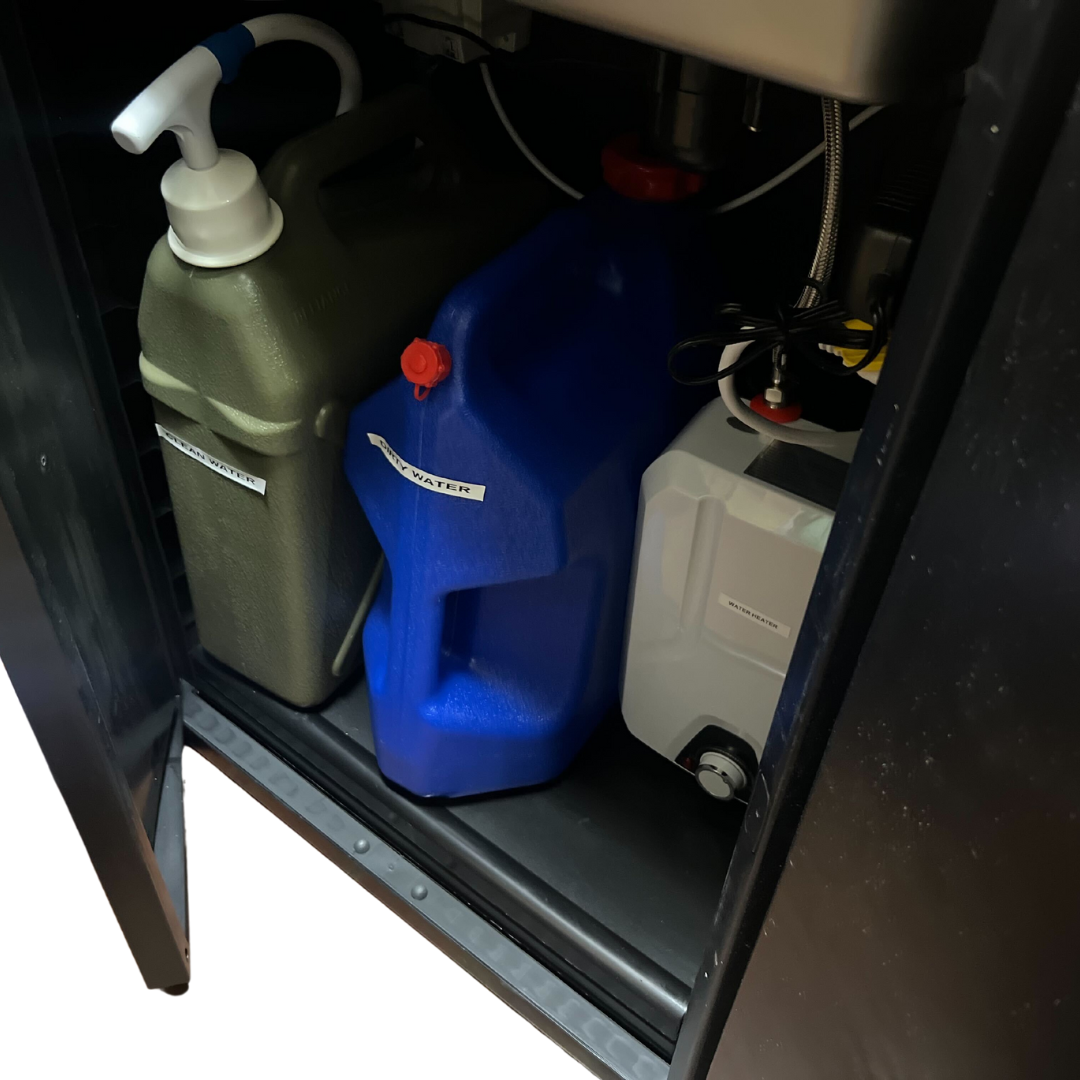 Portable Hand Wash Sink W/Hot and Cold Water & NSF Parts 110V (Side ...