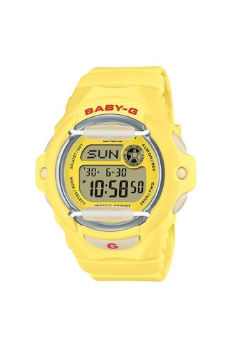 CASIO BABY-G BG-169CH-9JF Cherry Red Accent Series Yellow Women Watch ...