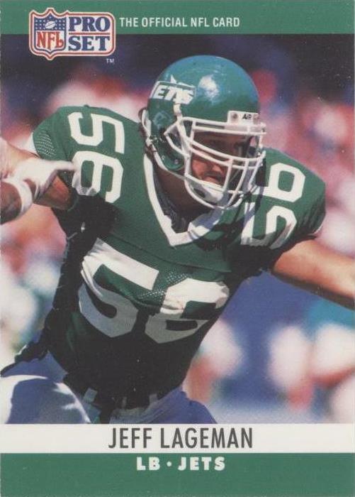 1990 Pro Set Jeff Lageman #236 for sale | eBay