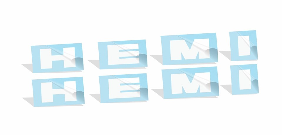 HEMI Engine Cover Decals (pair) for Charger and Challenger 5.7 Liter | eBay