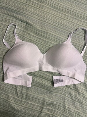 NWOT Womens Hanes No Wire Lightly Lined and Padded Support Bra LARGE ...