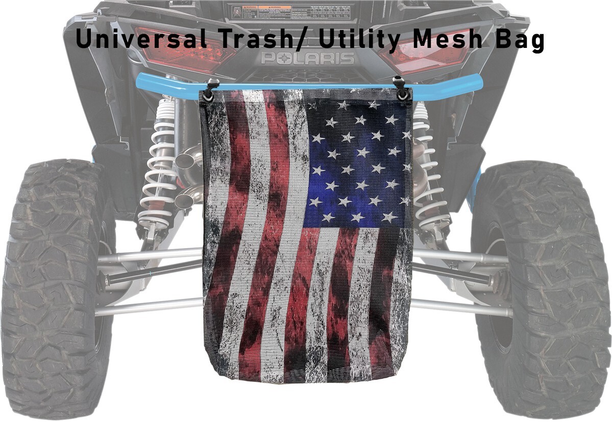 Designer UTV SxS Marine Boat Jeep Mesh Universal Trash/Utility Bag ...