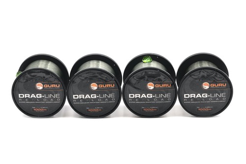 Guru Drag Line 1000M Bulk Spool Coarse Match Carp Fishing Mono Line ...
