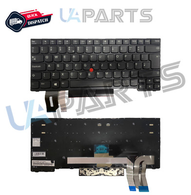 For Lenovo ThinkPad T490 T495 P43S 01YP468 UK Laptop Keyboard With ...