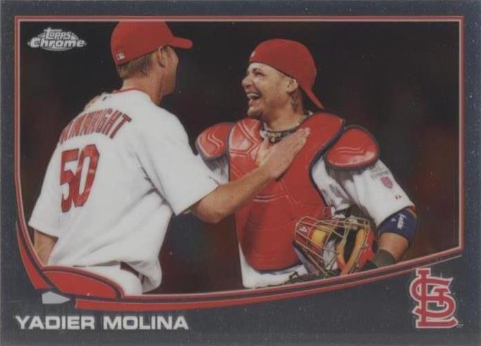2013 Topps Chrome - Yadier Molina, Adam Wainwright #146 for sale online ...