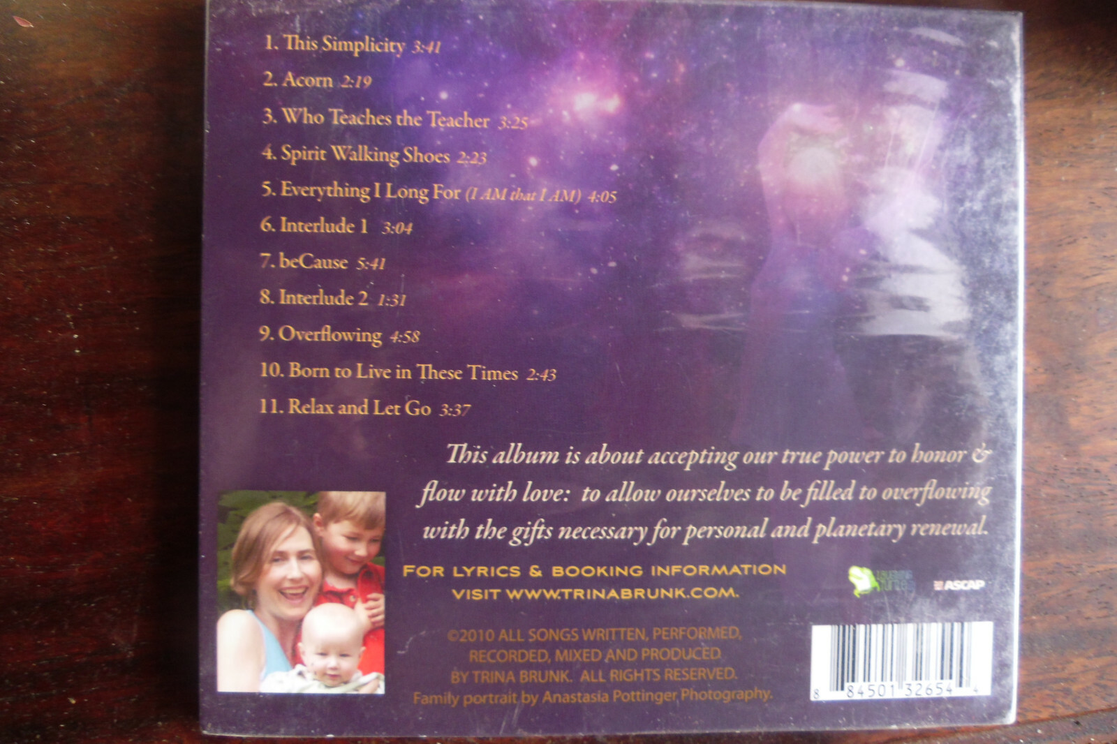 TRINA BRUNK - BORN TO LIVE IN THESE TIMES NEW CD UPC 0884501326544 ...