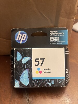 Hp 57 C6657AN Tri-Color Inkjet Print Cartridge EXPIRED 12/2019 ...
