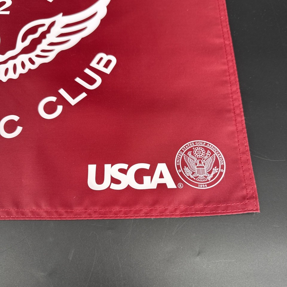 2012 US Open Flag the Olympic Club golf red silkscreen logo usga | eBay