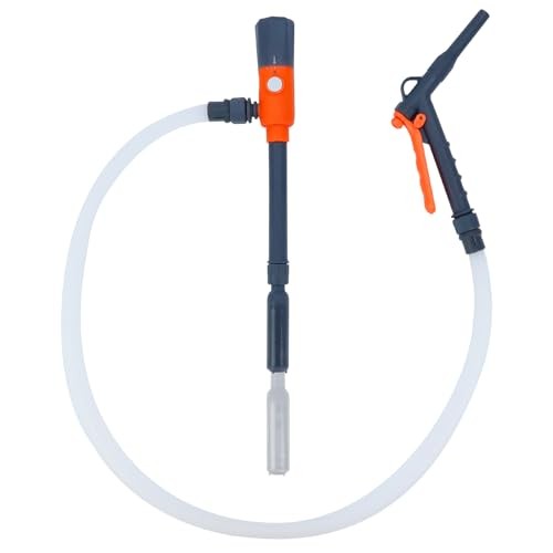 Fuel Transfer Pump with Hand Nozzle for Oil, Gasoline, Diesel Portable ...