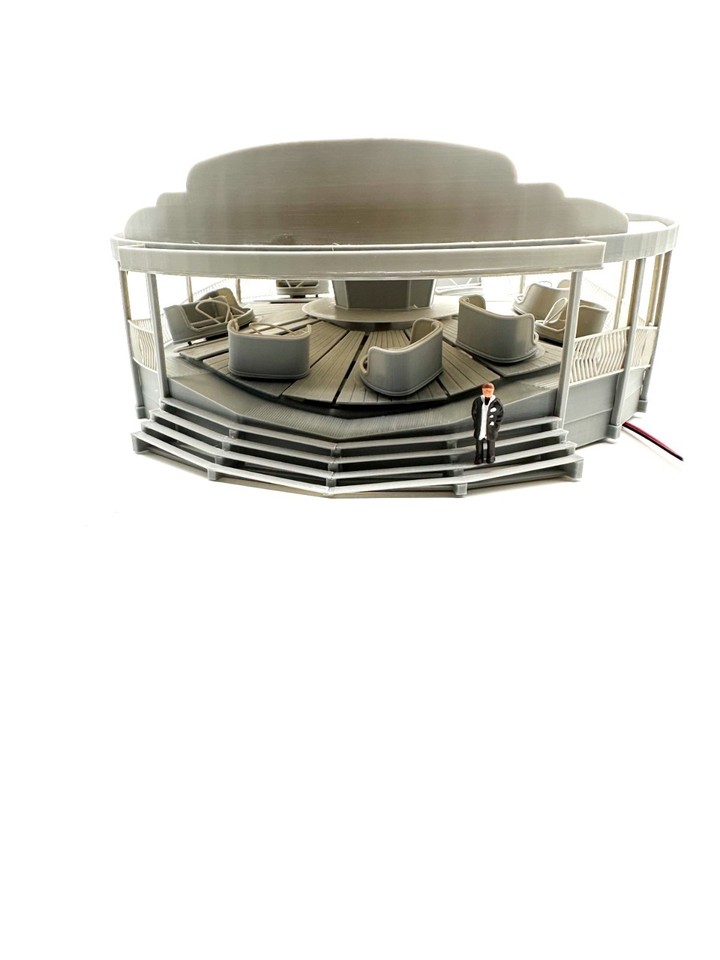 DAPR - OO Gauge Model Kit - Motorised Fairground Waltzer Ride (with LED ...