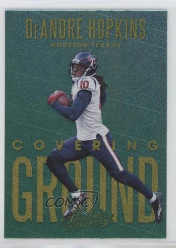 2018 Panini Absolute Covering Ground Spectrum Gold DeAndre Hopkins #CG ...