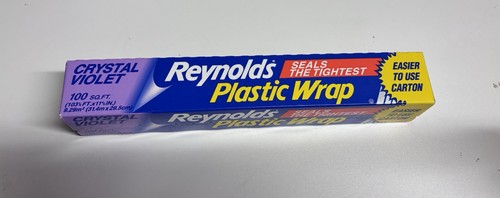 Vintage Reynolds Color Plastic Wrap Sealed Crystal Violet | eBay