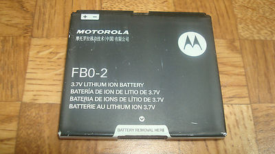 OEM Motorola Triumph Battery FB0-2 Black Original FB02 Li-ION 1380mAh ...