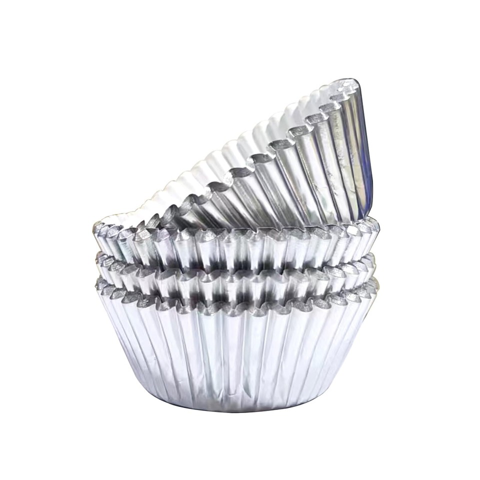 100pcs Cupcake Paper Baking Cups Wrapper Liners Cake Foil Cupcake ...