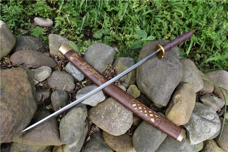 Chinese Dadao Dao Curved Ninja Martial Arts Ninjutsu Broad Sword Wushu ...