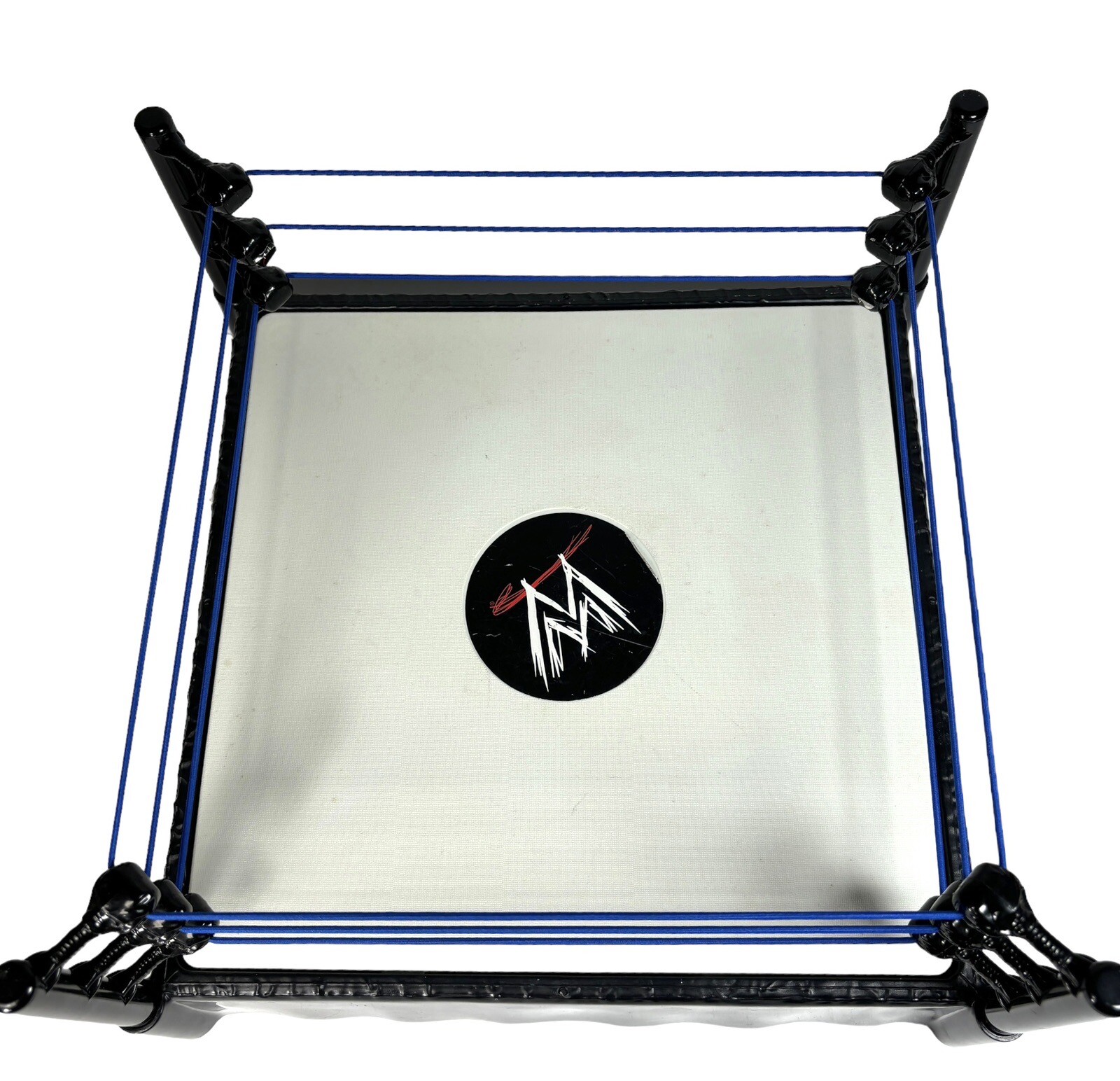 2010 Mattel WWE Smack Down Wrestling Ring 11 X 11" WWF Spring Loaded ...