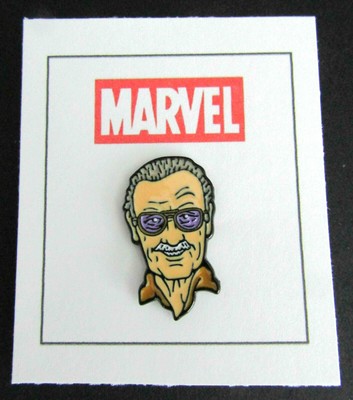 Marvel Stan Lee Lapel Pin, Enamel on Metal, Spiderman Collectible | eBay