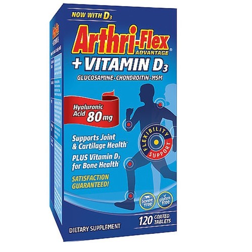 21st Arthriflex + Vitamin D3 with Hyaluronic Acid 120ct Tablets -Exp 06 ...