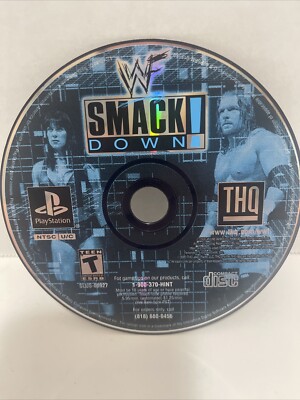 WWF SmackDown (Sony PlayStation 1, 2000) DISC ONLY PS1. Tested ...