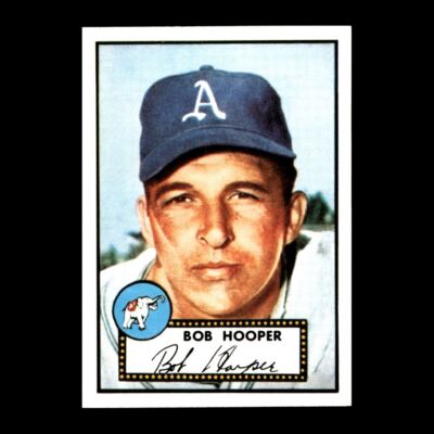 Bob Hooper 1983 Topps 1952 Reprint Series Philadelphia Athletics #340 ...