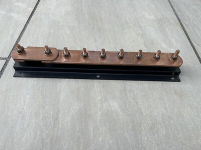 Furse Copper Earth Bar 6 Way With Disconnector Link 50mm x 5mm M10 ...