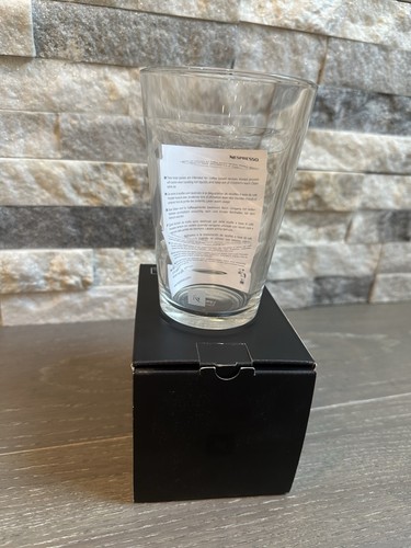 New Nestle Nespresso 1 Clear View Recipe Glass 12oz Tempered Glass NIB ...