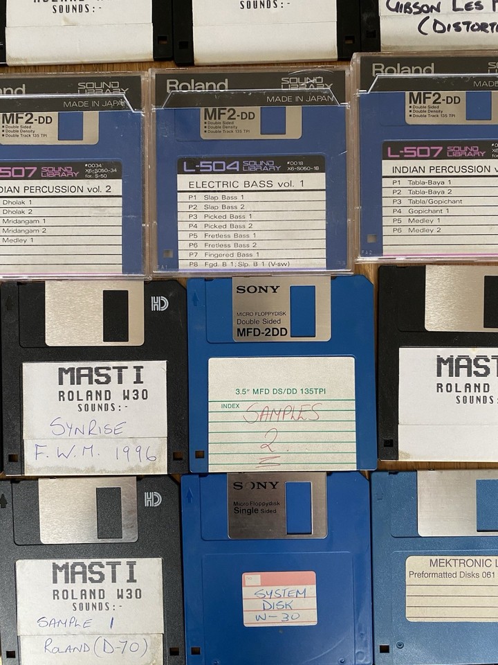 Roland W30 Sample Disks x 42 Sound Libraries Vintage Retro | eBay