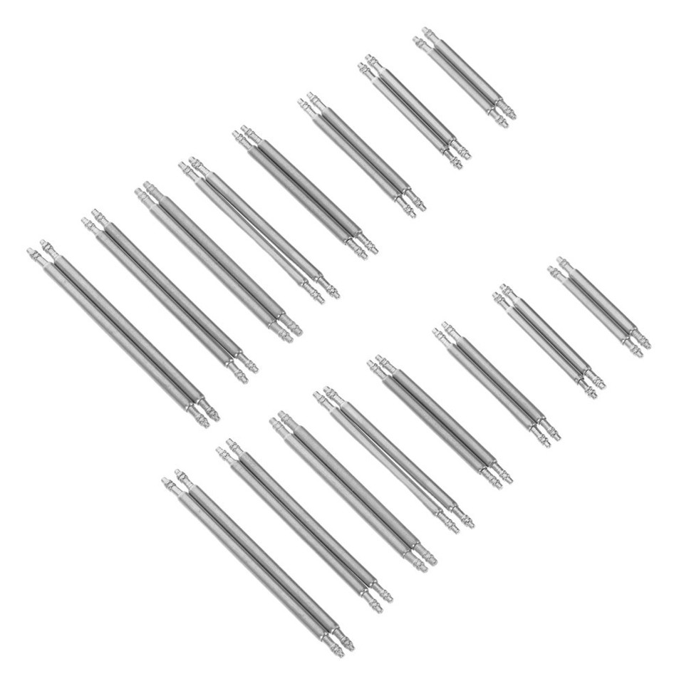16 Pairs Stainless Steel Strap Pin Spring Bar for Watch Band ...