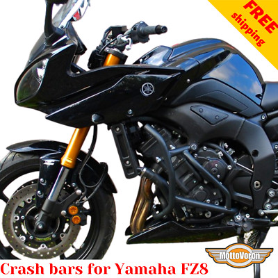 For Yamaha FZ8 Engine guard FZ 8 Fazer Crash bars FZ8N FZ8S, Free ...
