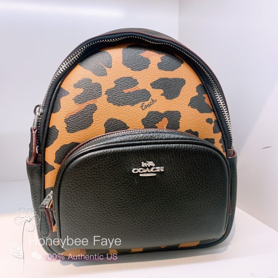 NWT Coach Mini Court Backpack In Signature Canvas/Colorblock/With ...