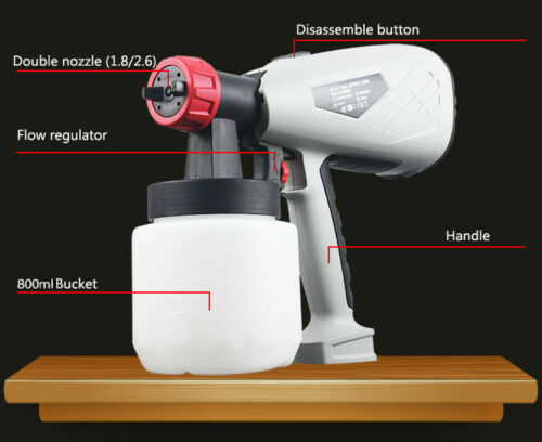 220V Power 600W Baking chocolate electric spray paint gun cake sprayer ...