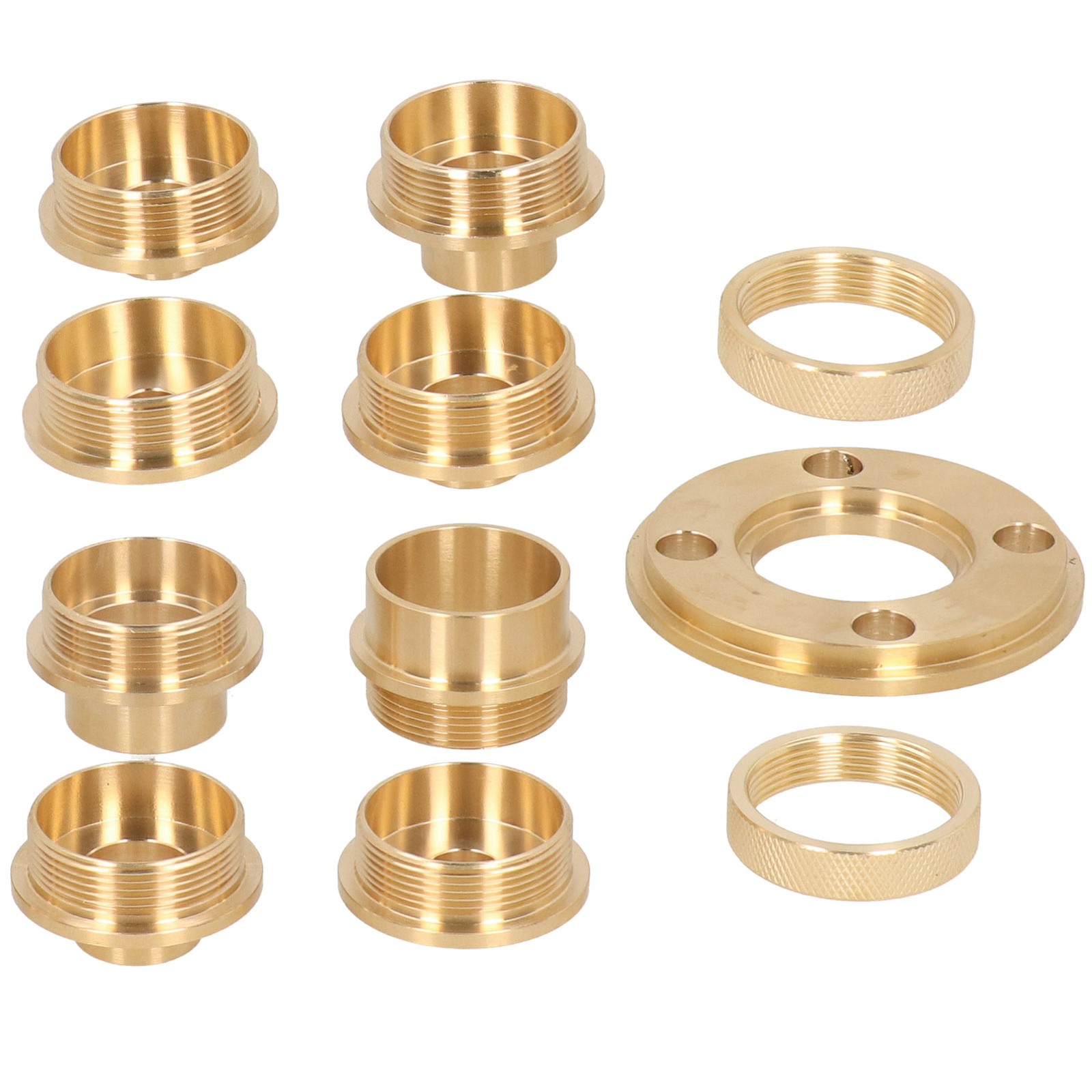 Template Router Guides Kit With Lock Nut Adapter Template Guide Bushing ...