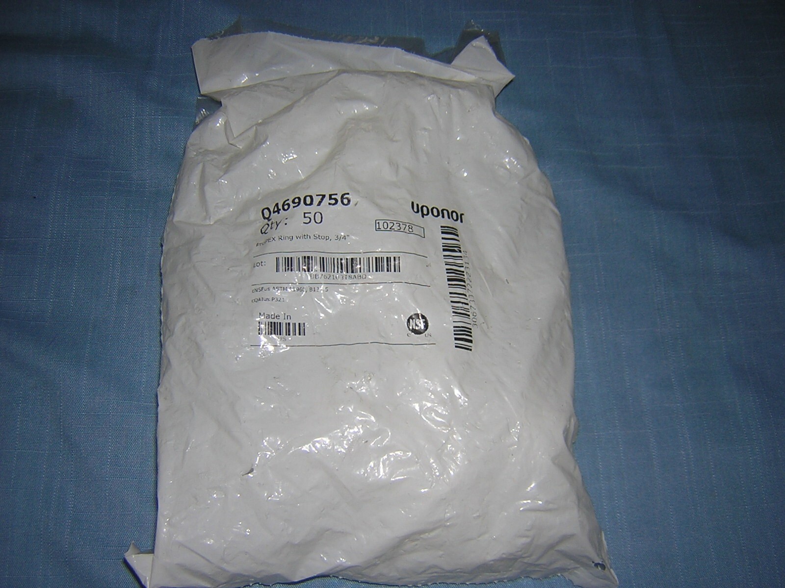 Uponor ProPEX Ring with Stop Three Quarter Inch - Pack of 50 Q4690756 ...